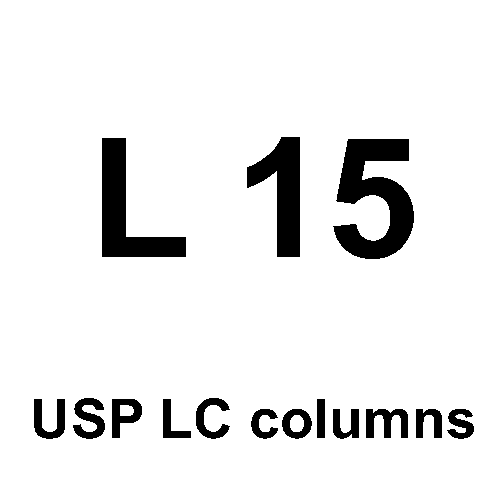 USP L15: Hexyl silane chemically bonded to totally porous silica ...