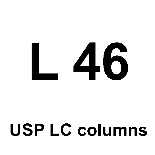 USP L46: Polystyrene/divinylbenzene substrate agglomerated with ...